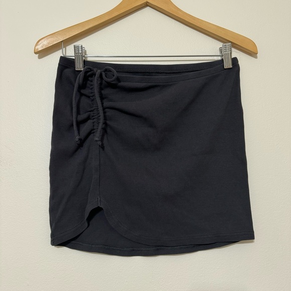 aerie | Skirts | Aerie Ruched Rib Micro Mini Skirt | Poshmark